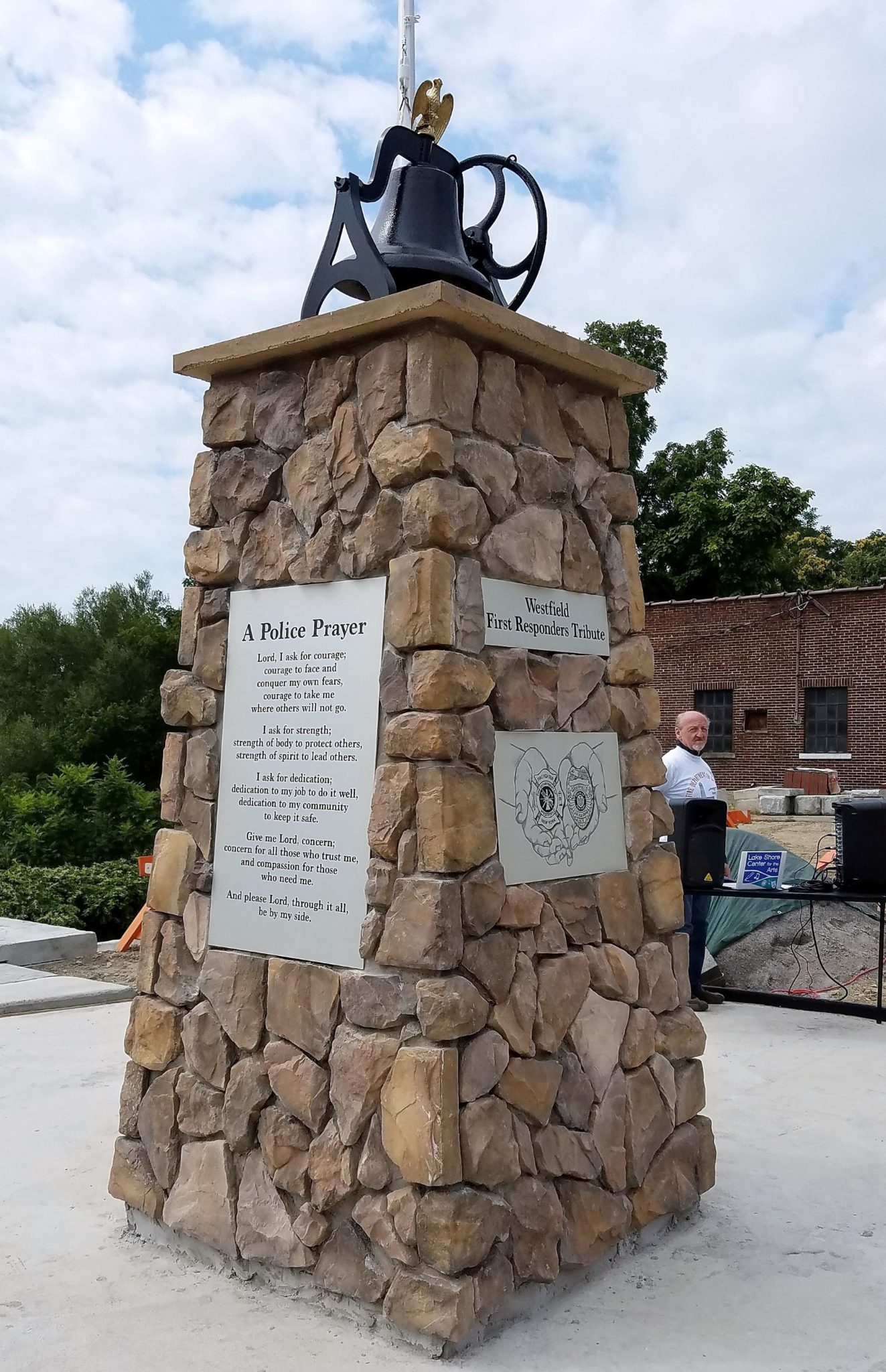 First Responders Memorial dedicated in Westfield | News, Sports, Jobs ...